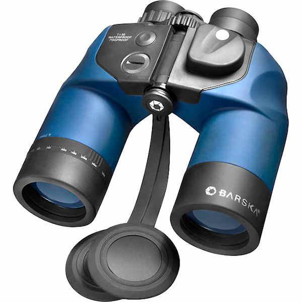 Barska Deep Sea 7x50 WP Binoculars w/internal Rangefinder & Compass – Optics4Birding